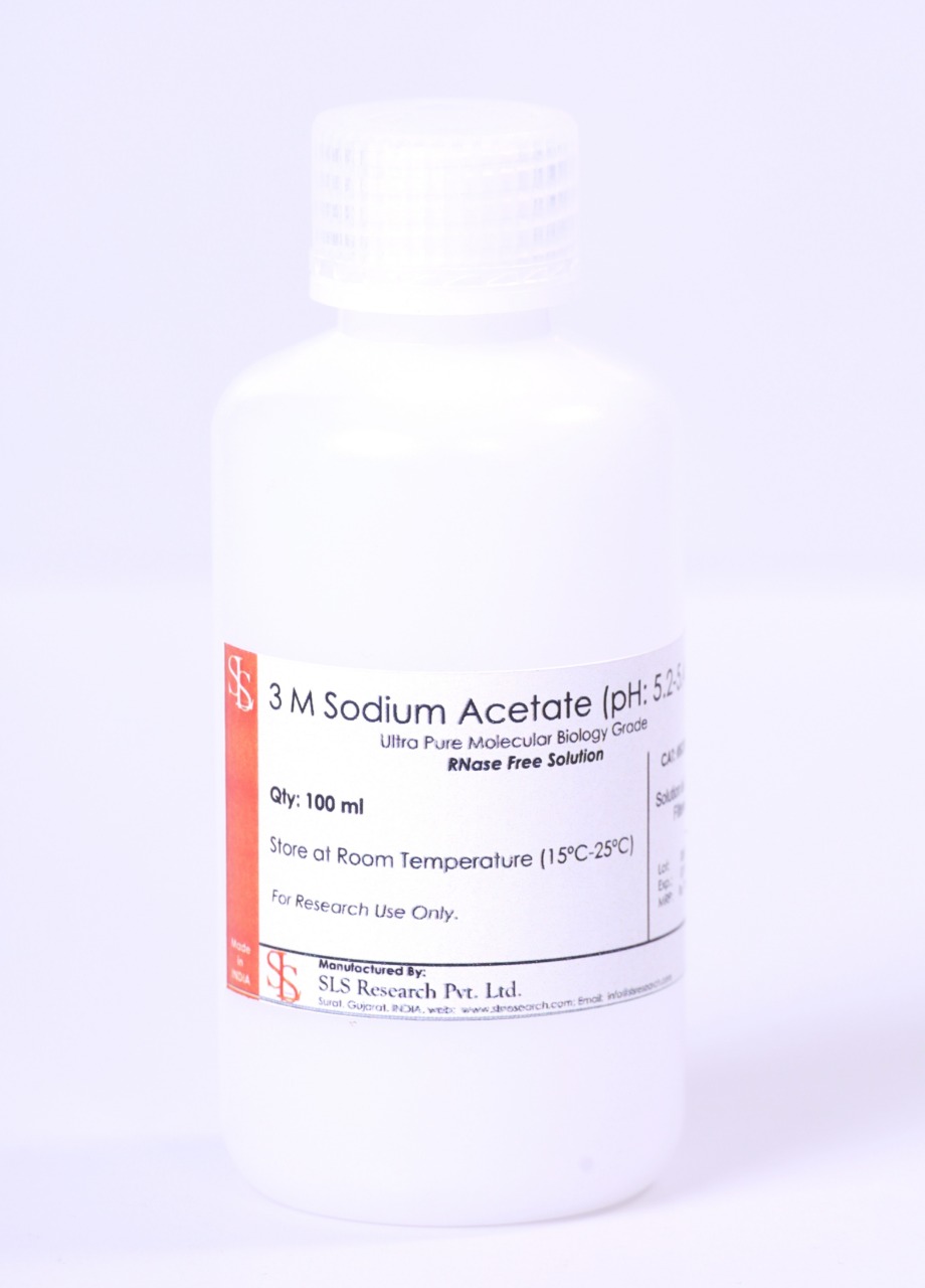 3M Sodium Acetate, pH 5.5 – SLS RESEARCH PRIVATE LIMITED